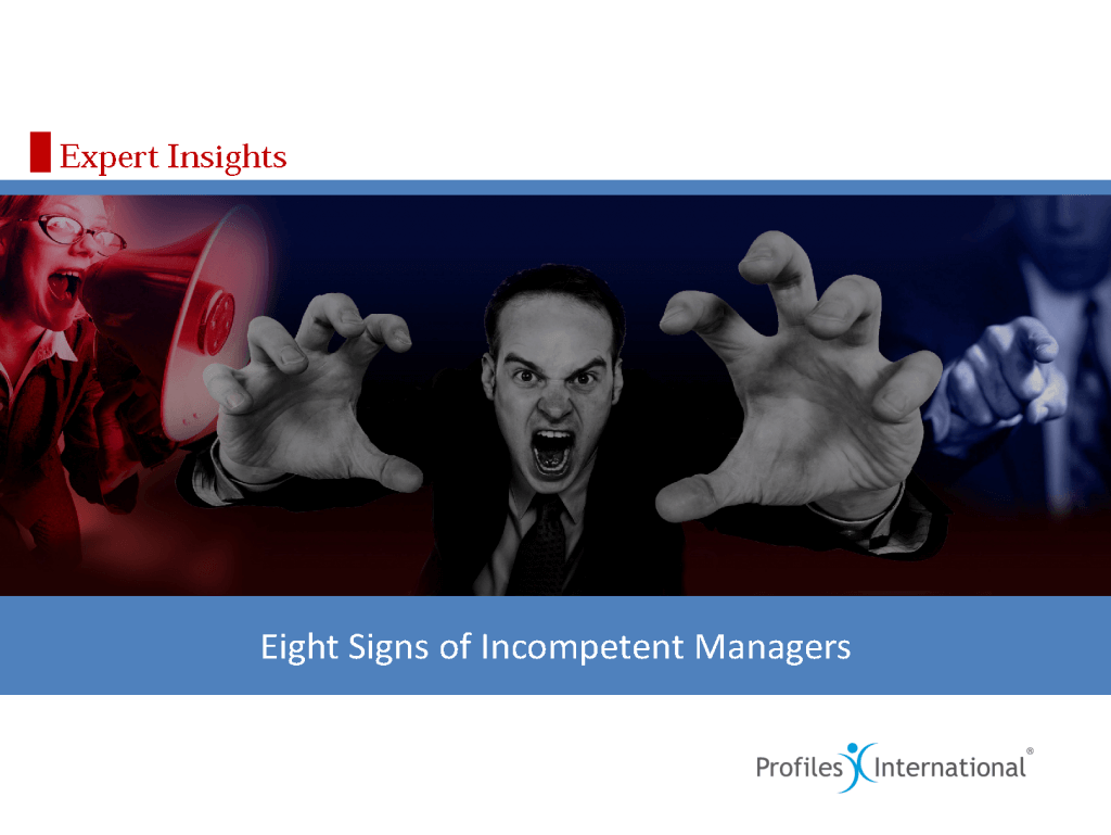 8 Signs of Incompetent Managers - A.O. Consultants, LLC